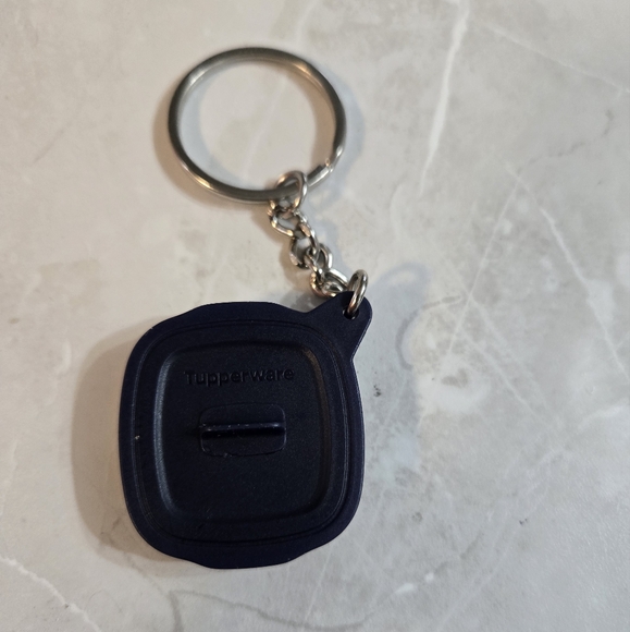 Tupperware | Kitchen | Tupperware Blue Keychain | Poshmark
